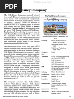 Walt Disney Company Timeline Overview | PDF | The Walt Disney Company ...