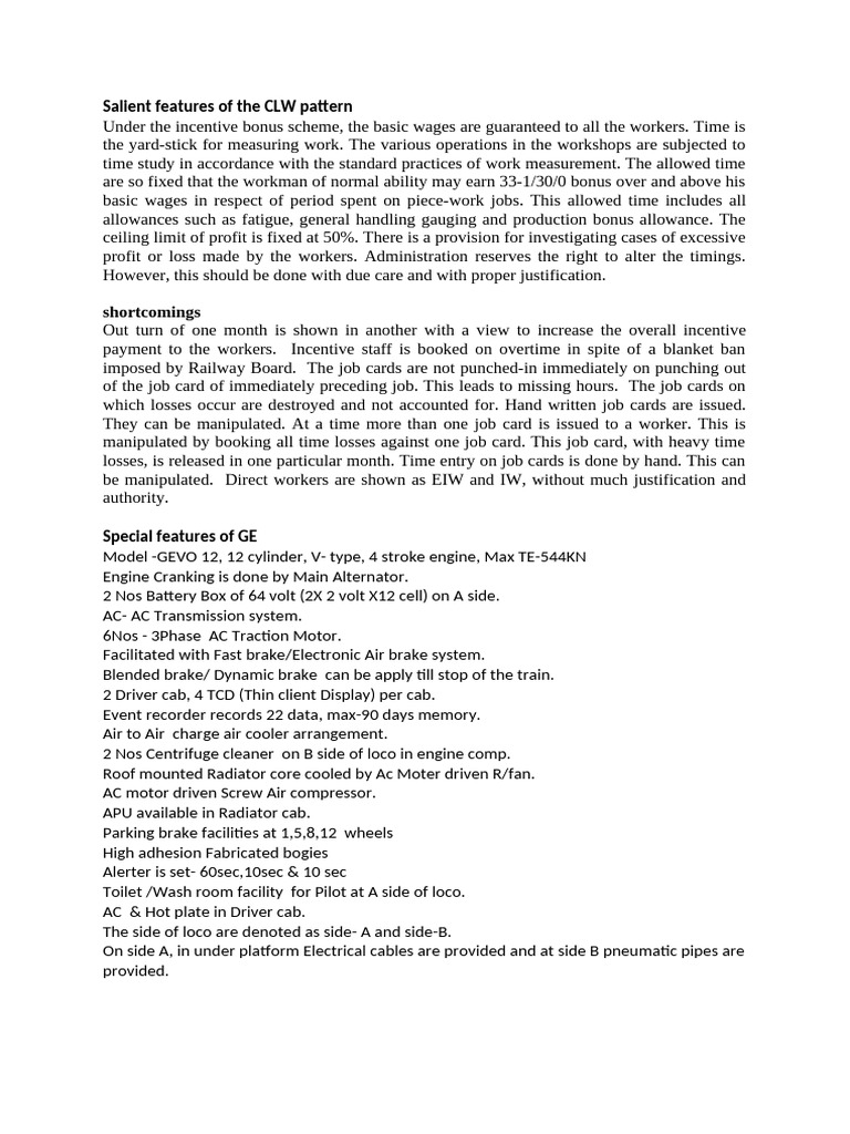 Salient Features of The CLW Pattern | PDF | Corrosion | Alternating Current