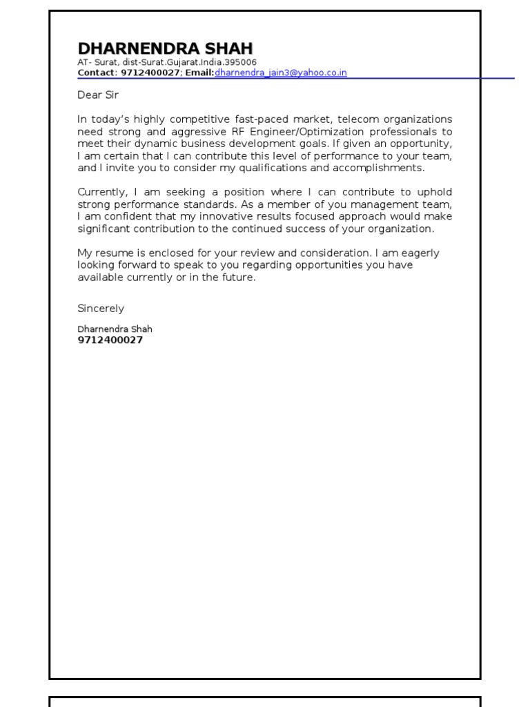 RF Planning and Optimization Engineer Resume | PDF | Nokia | Gsm RF Planning and Optimization Engineer Resume | PDF | Nokia | Gsm