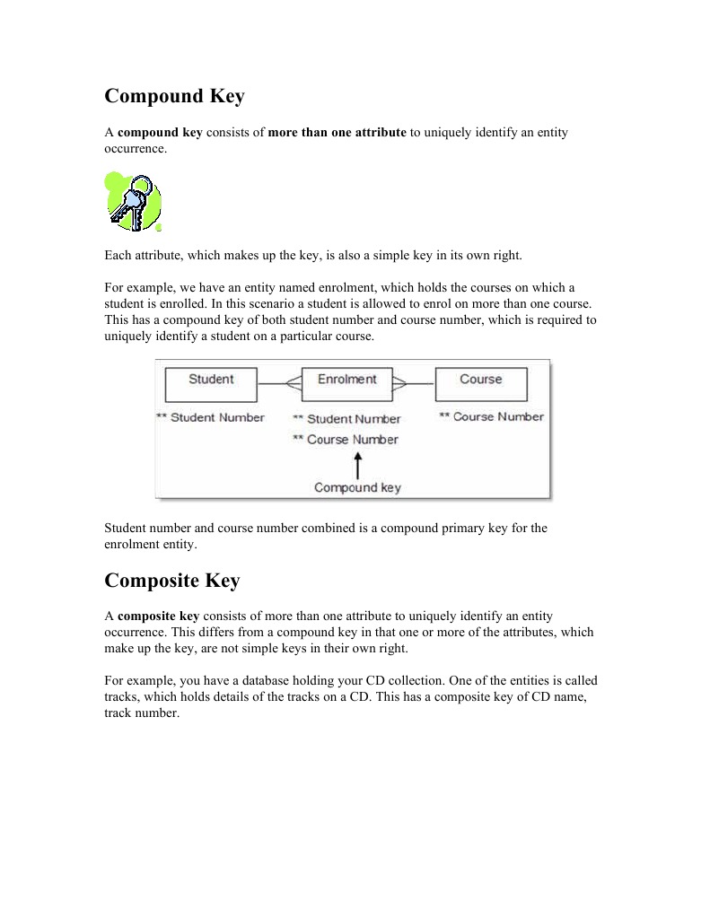 Compound Key | PDF | Data | Information Retrieval