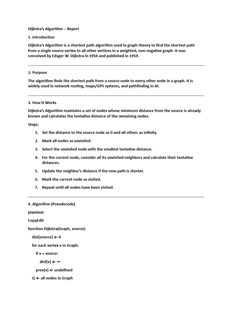 Dijkstra | PDF