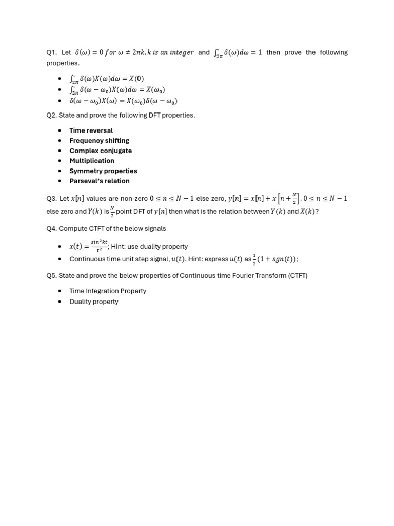 Time Reversal Frequency Shifting Complex Conjugate Multiplication ...