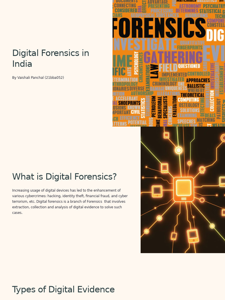 Digital Forensics in India | PDF | Digital Forensics | Cybercrime