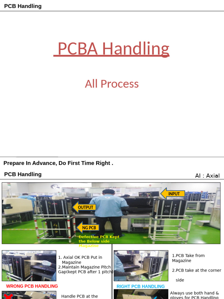 Pcba Handling（Pcba操作规范） | PDF | Printed Circuit Board | Secondary Sector Of The Economy