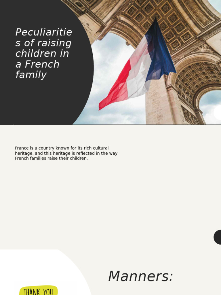 Raising Children in French Families | PDF | France