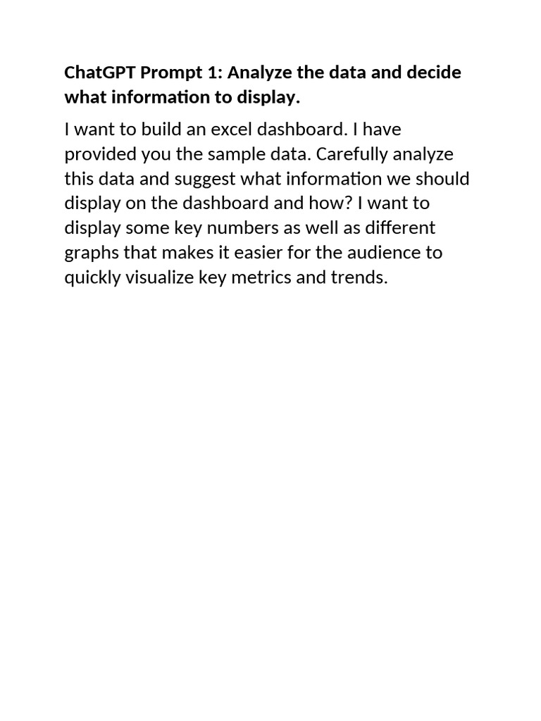 ChatGPT Prompt 1 | PDF