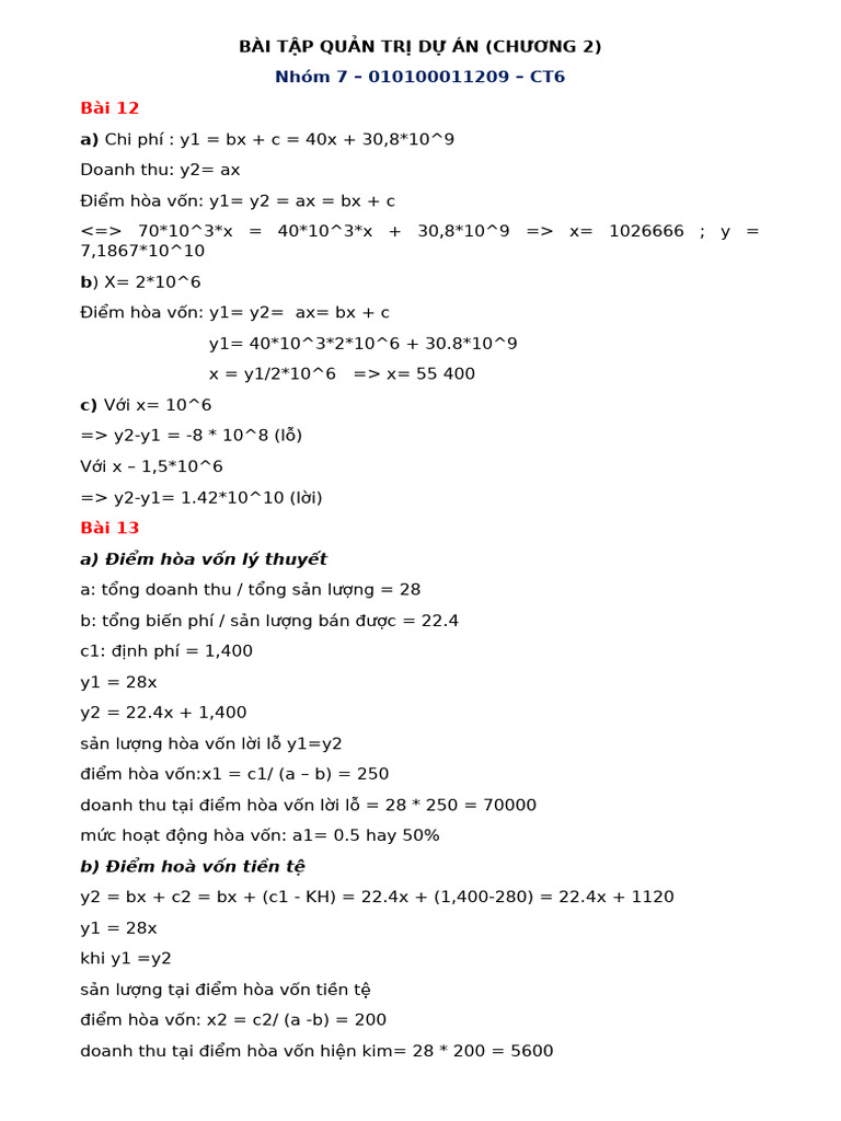 QTDA C2 - Nhóm 7 - 010100011209 | PDF