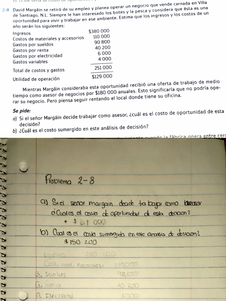 problema 2-8 contabilidad | PDF