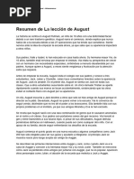 La Lección de August | PDF | Adultos | Novelas