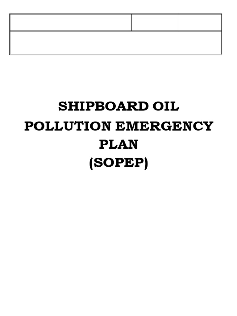 Sopep - CHS Colombo Merged | PDF | Ships | Oil Spill