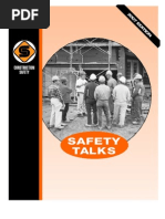 Toolbox Talk Topics 1661842015 | PDF | Occupational Safety And Health ...