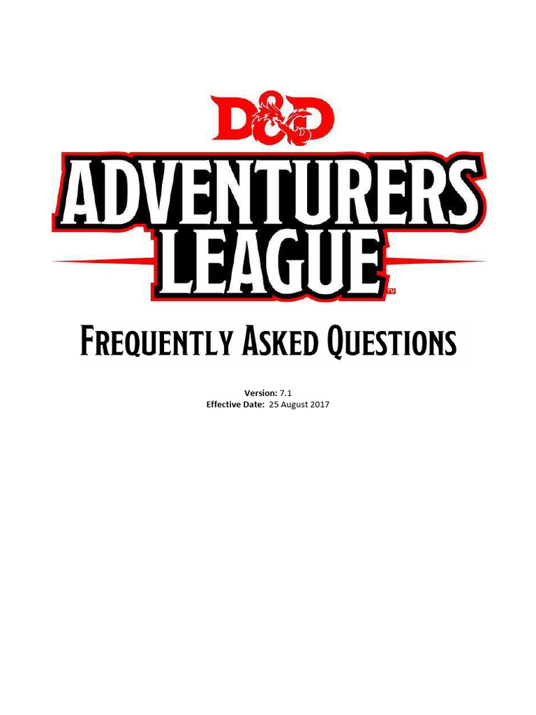DDAL-FAQ-1 | PDF
