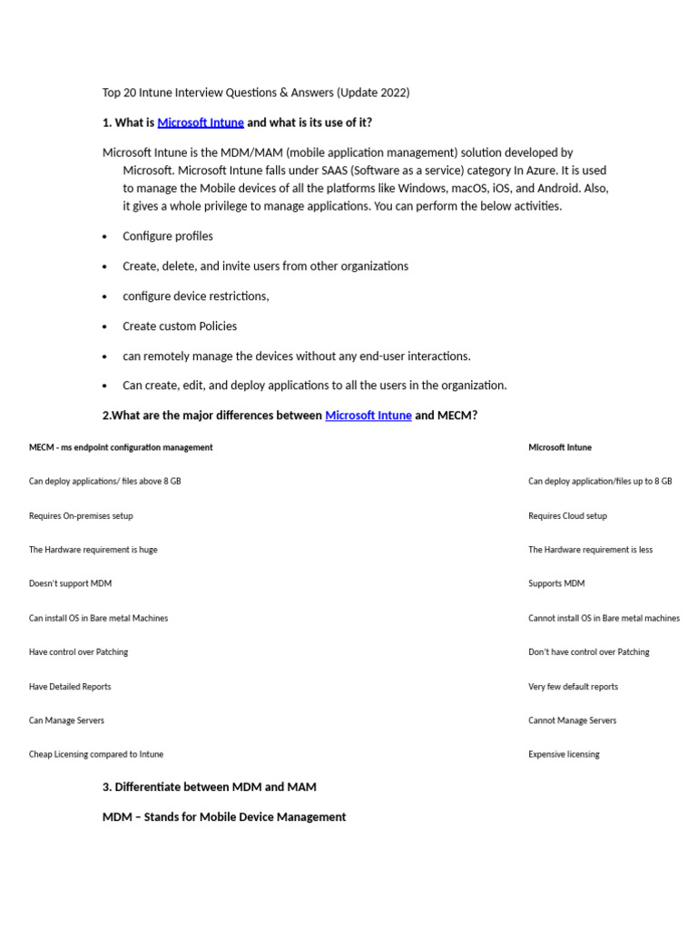 Intune Management for Android Tablets | PDF | Mobile App | Windows Registry
