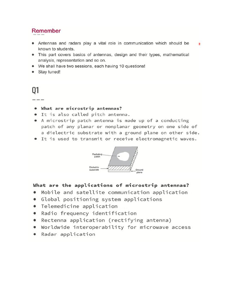 Antenna Basics | PDF