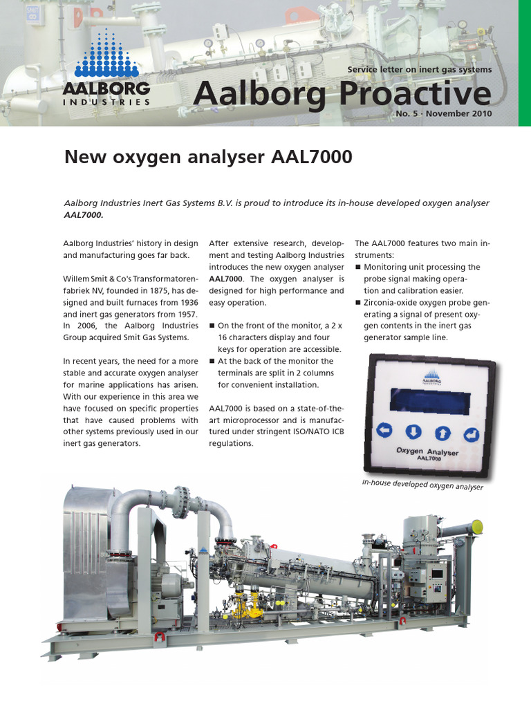 New AAL7000 Oxygen Analyser Launch | PDF | Gases