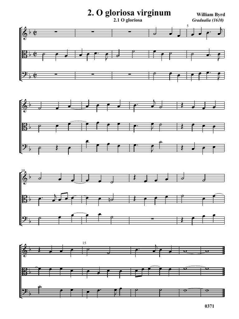 Byrd-O Gloriosa Domina | PDF