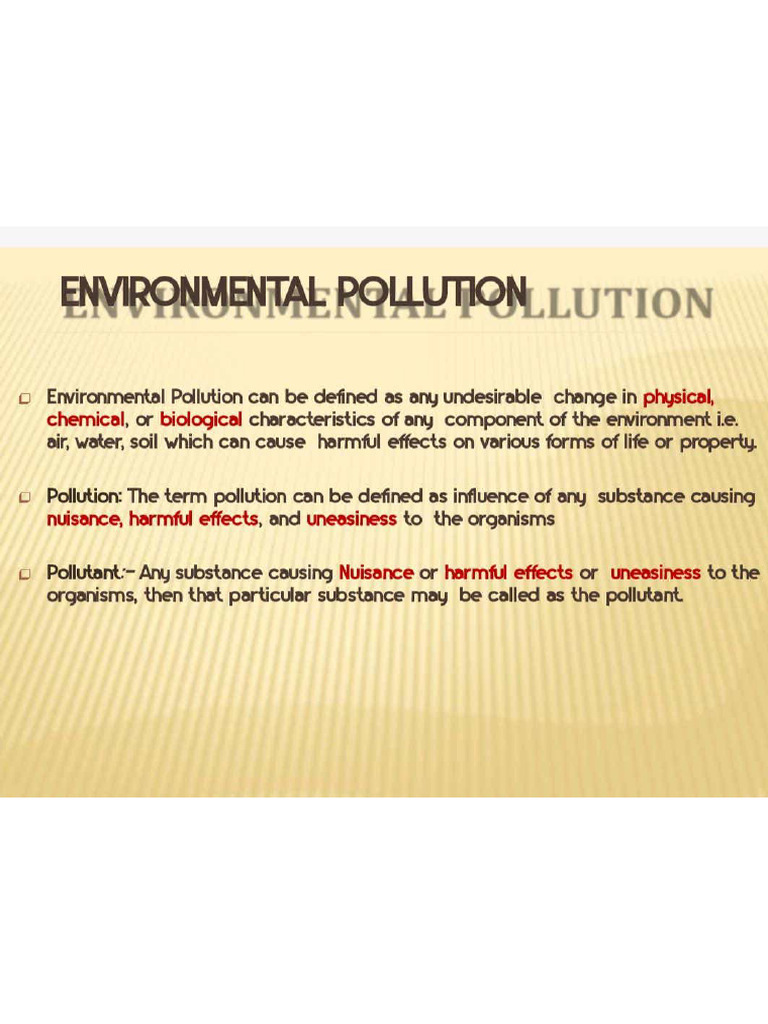 Unit 1 Environmental | PDF