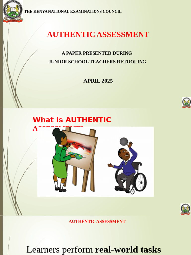Authentic Assessment | PDF | Learning | Thought