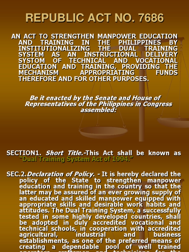 Ra 7686 | PDF | Insurance | Vocational Education