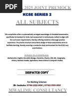Mat PP1 Kcse 2025 Top Prediction Cycles | PDF | Area