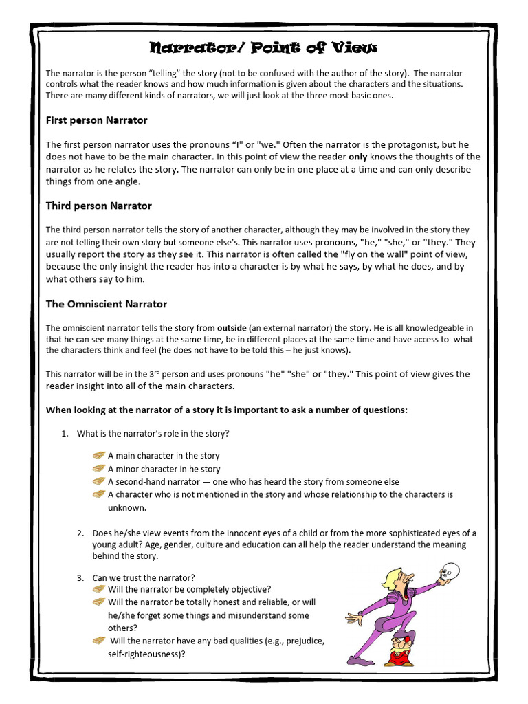 Narrator and Point of View | PDF | Narration | Psychological Concepts