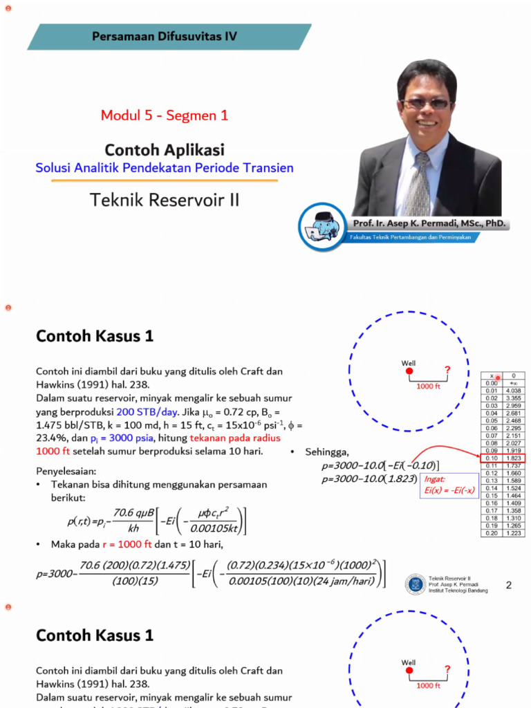 Teknik Reservoir II Minggu 5 | PDF