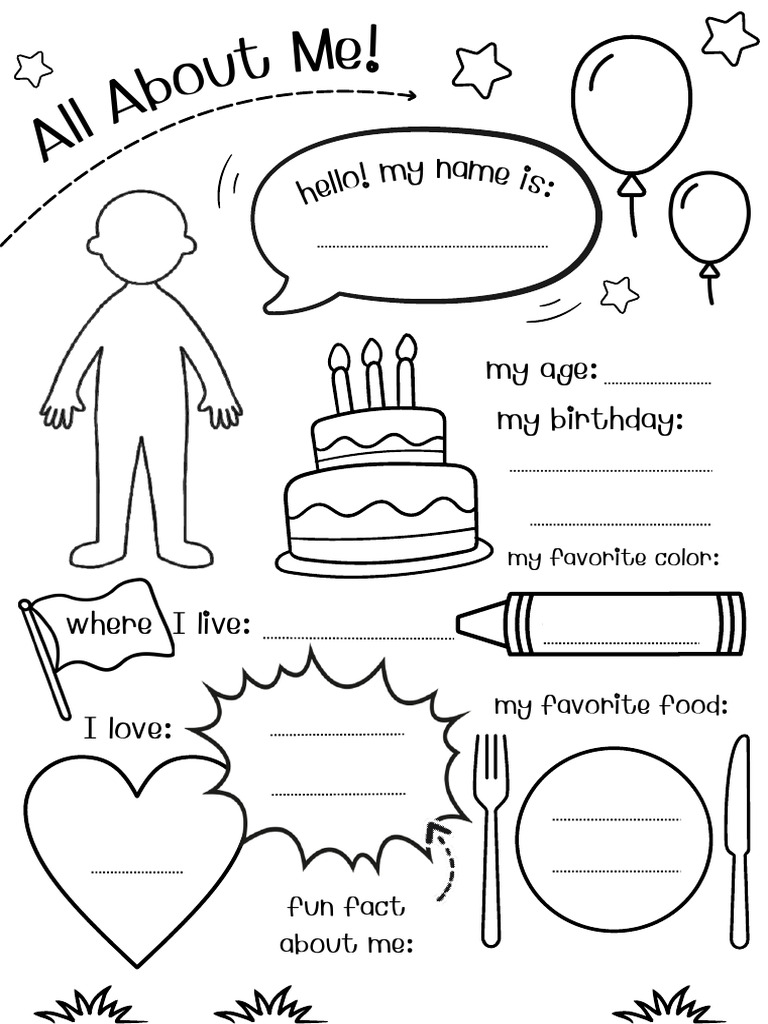 All Abou T Me!: Hello! My Name Is | PDF