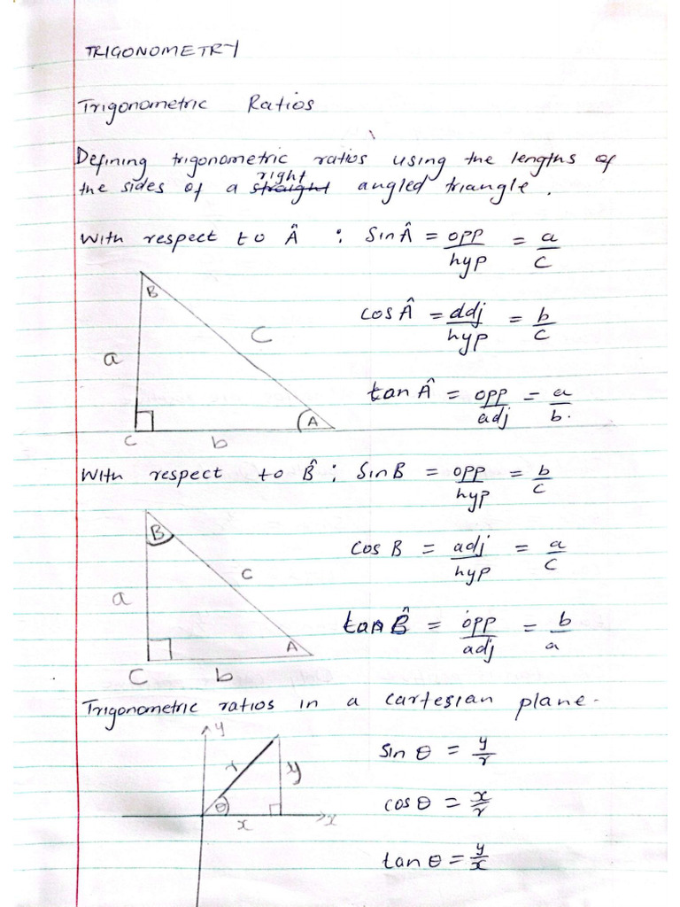 Trigonometry GR 12 | PDF