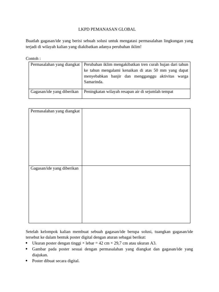 LKPD Poster | PDF