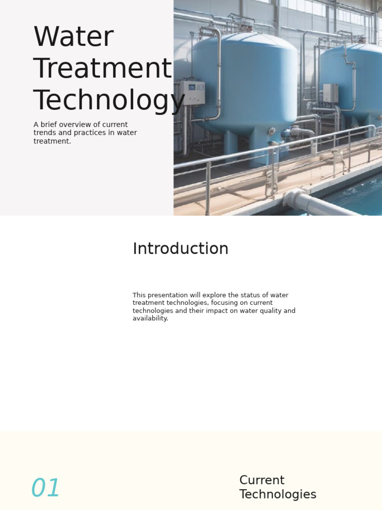 Water Treatment Technology | PDF | Water Purification | Filtration