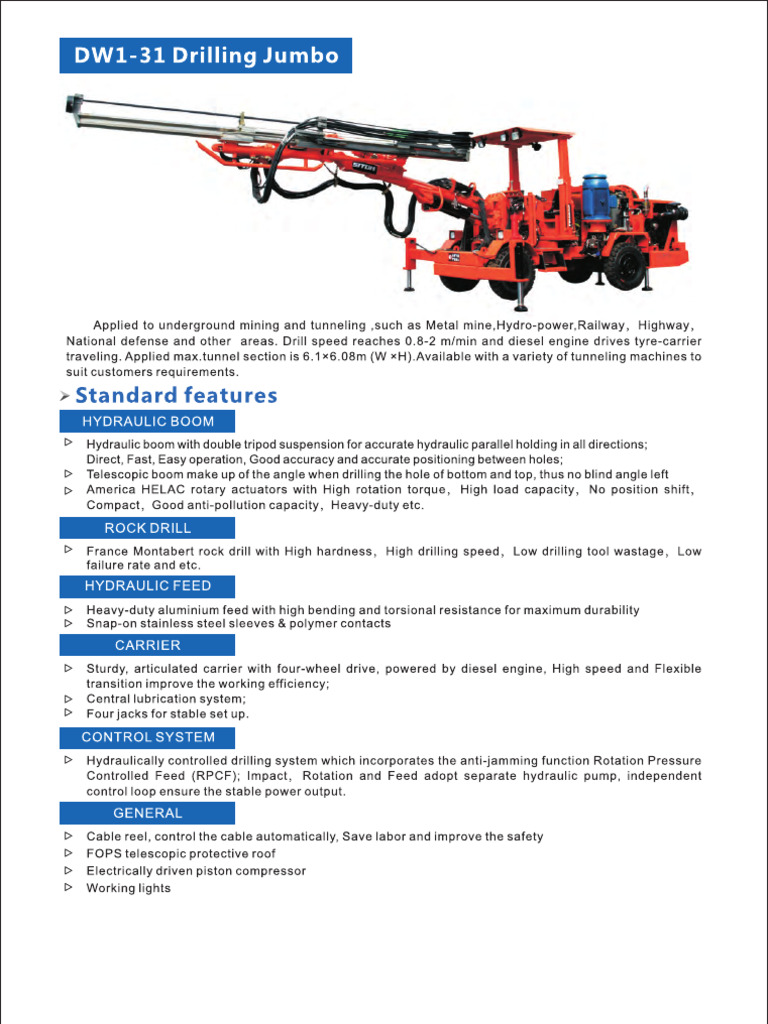 DW1-31 Drilling Jumbo (2025-05-08 02 - 55 - 01) | PDF