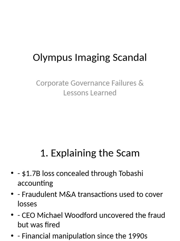Olympus_Imaging_Scandal | PDF
