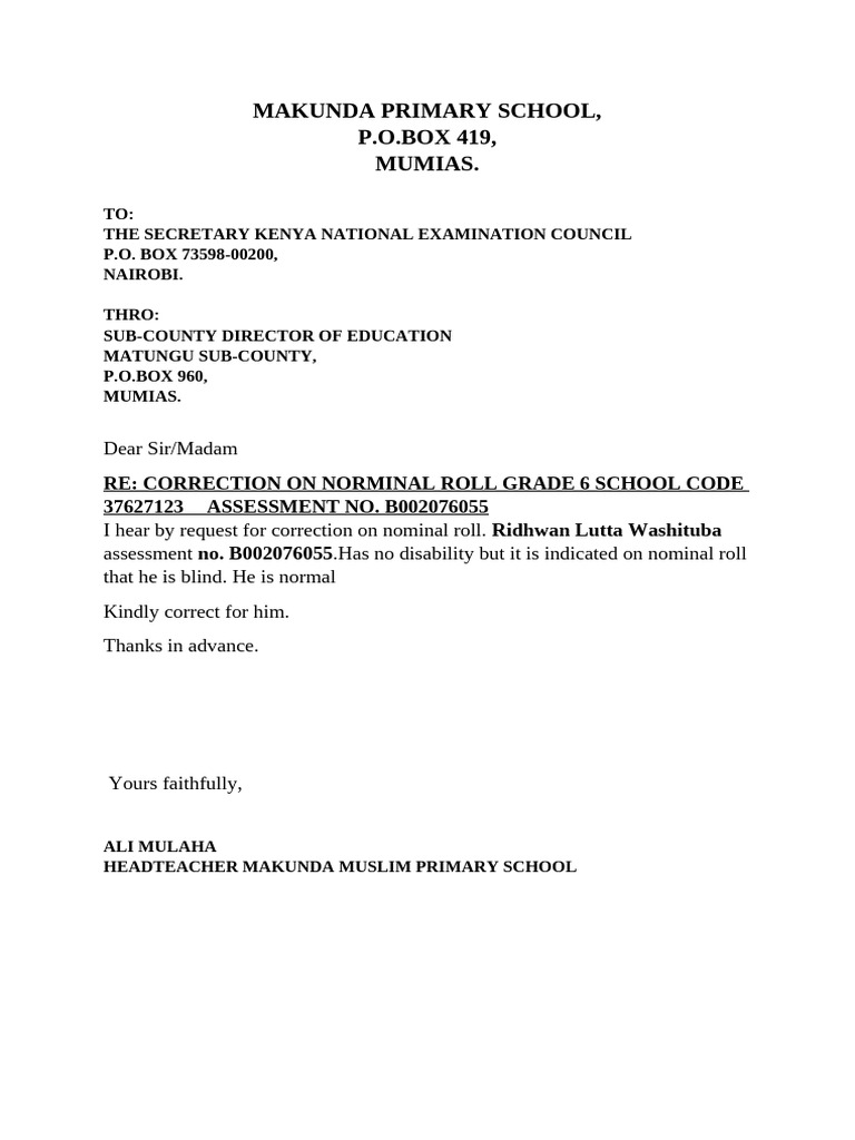 Makunda Primary School | PDF