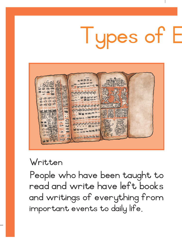 T2 H 4523 History Types of Evidence Large Display Poster Ver 1 Sa ...