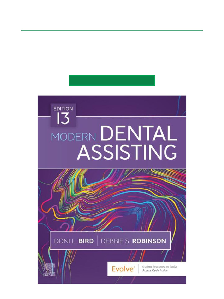 Modern Dental Assisting 13th Edition PDF | PDF