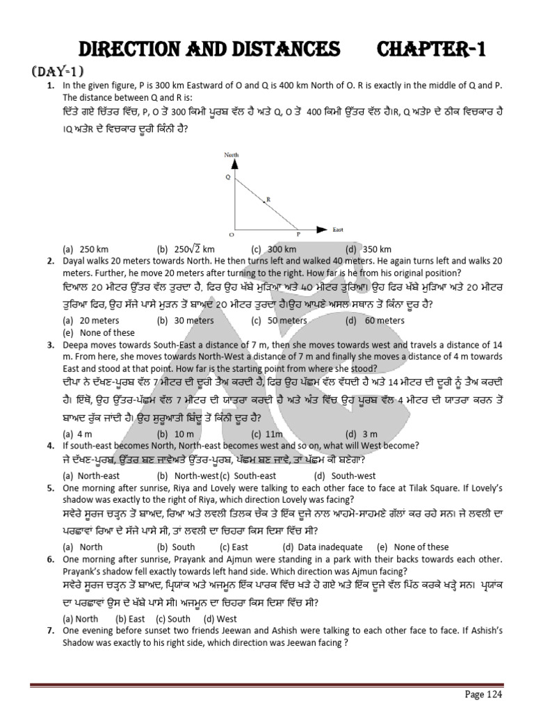 1 Direction and Distance - 57316376 - 2025 - 03 - 28 - 20 - 33 | PDF