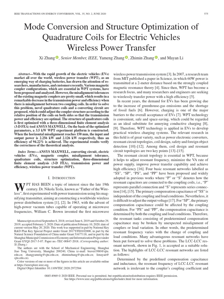 Mode Conversion and Structure Optimization of Quadrature Coils For ...
