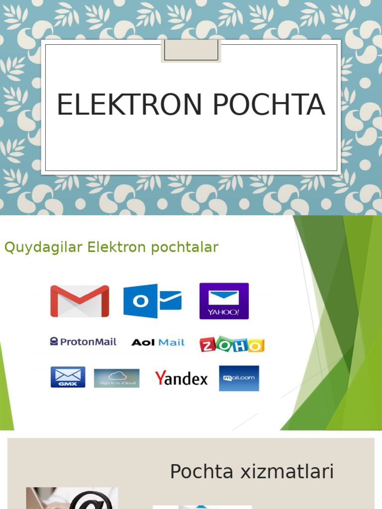 Elektron Pochta | PDF