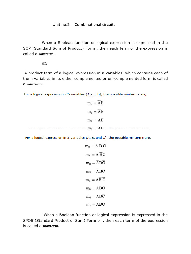 Digital Technq Unit No 2 | PDF | Subtraction | Mathematical Logic