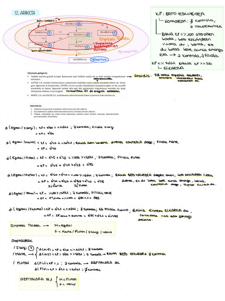 Koadernoa Konta | PDF