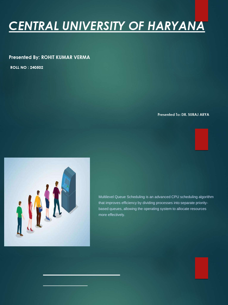 Multilevel Queue CPU Scheduling | PDF | Scheduling (Computing) | Computer Architecture