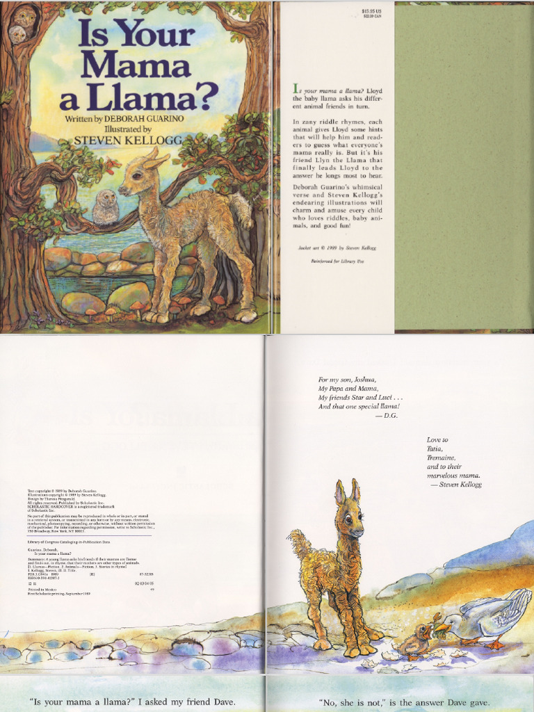 3W3 绘本电子档 Is Your Mama a Llama | PDF