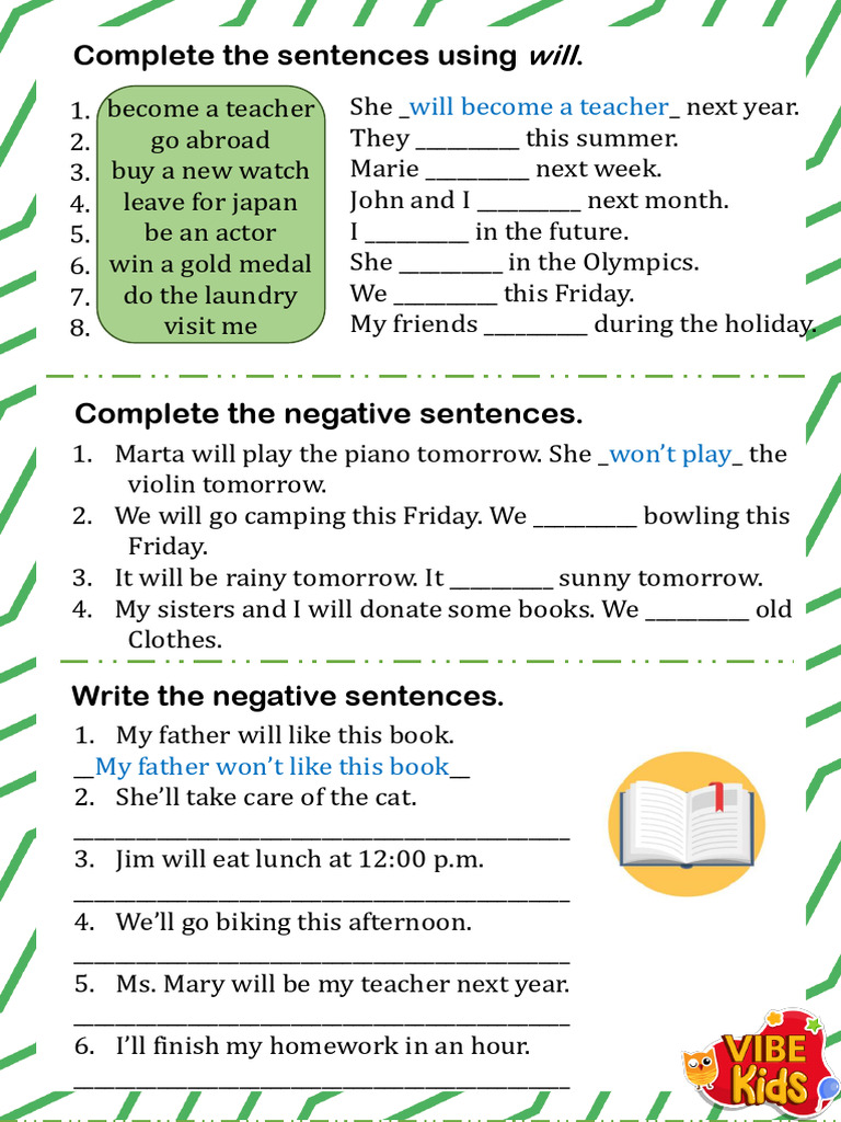 Future Will Positive Negative | PDF