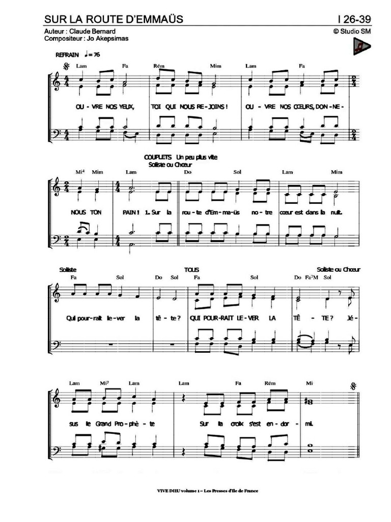 Sur La Route D'emmaüs | PDF