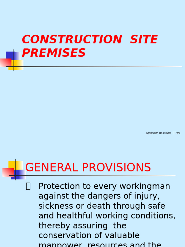 Construction Site Premises | PDF | Fires | Electricity