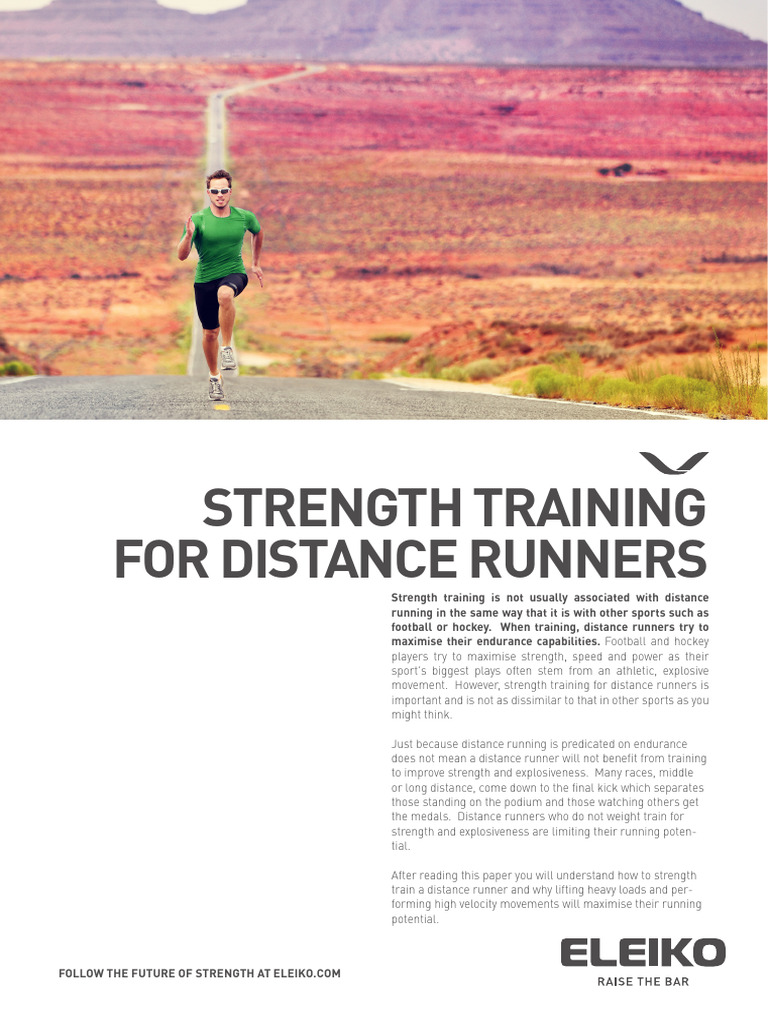 Strength Training For Distance Runners Pdf Strength Training Running