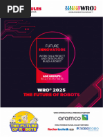 WRO 2025 Future Innovators Mission | PDF | Robotics | Robot
