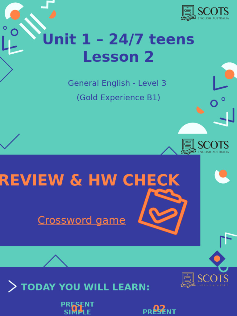 GE B1 - U1 - Lesson 2 Grammar | PDF | Semantic Units | Grammar