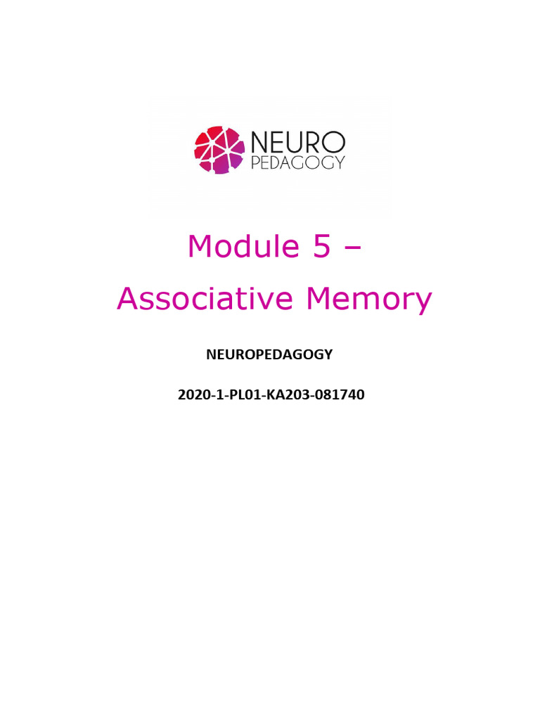 Understanding Associative Memory in Psychology | PDF | Memory | Priming ...