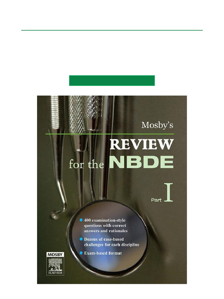 Mosby's Review for NBDE Part I Download | PDF